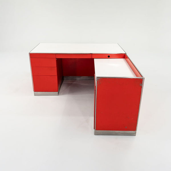 1970s Reception Desk by Davis Allen of SOM Architect for General Firep ...