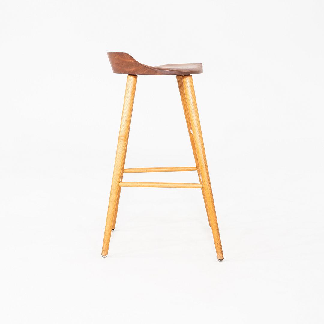 1986 Pair of Thomas Moser Bar Stools Comprised of Cherry and Ash Wood ...