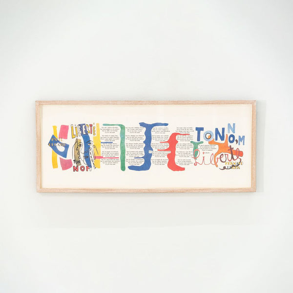 Liberte Poeme-Objet Silkscreen Print Fernand Leger Illustration Paul E ...