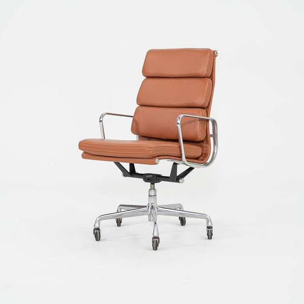 SOLD 2010s Herman Miller Eames Soft Pad Executive Desk Chair in Cognac ...