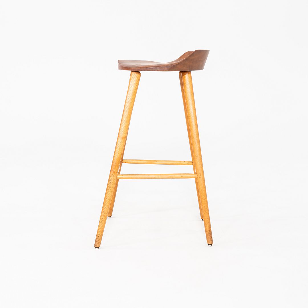 1986 Pair of Thomas Moser Bar Stools Comprised of Cherry and Ash Wood ...