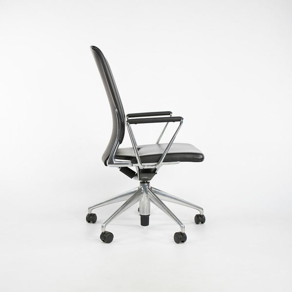2012 Meda Desk Chair by Alberto Meda for Vitra in Leather and Aluminum ...